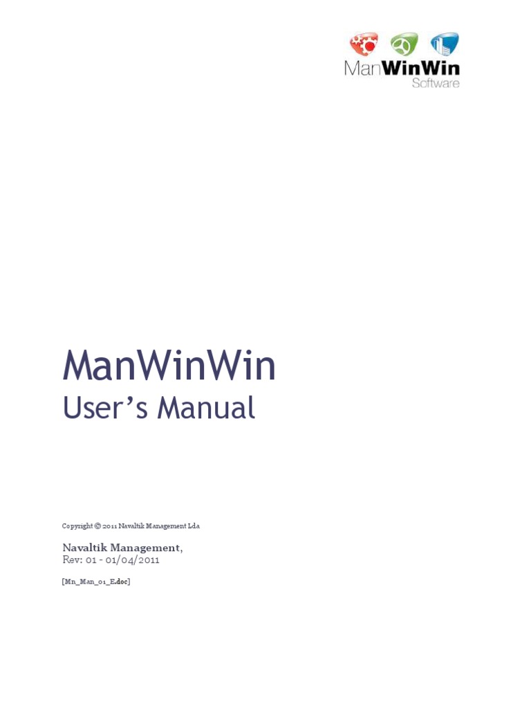 Manual ManWinWin 5.00 | PDF | Icon (Computing) | Microsoft Access