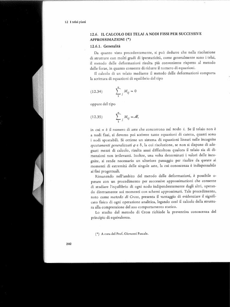 Metodo Di Cross | PDF