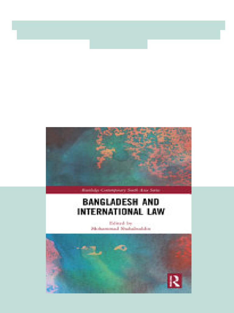 (Ebook) Bangladesh and International Law by Mohammad Shahabuddin ISBN ...
