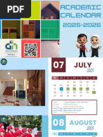 Kalendar Akademik Unimap 2025/2026 | PDF | Academic Term | Educational ...