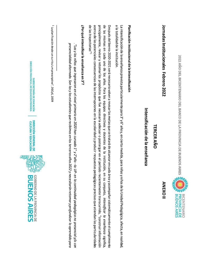 THIRD YEAR Annex II Plan The Intensification | PDF