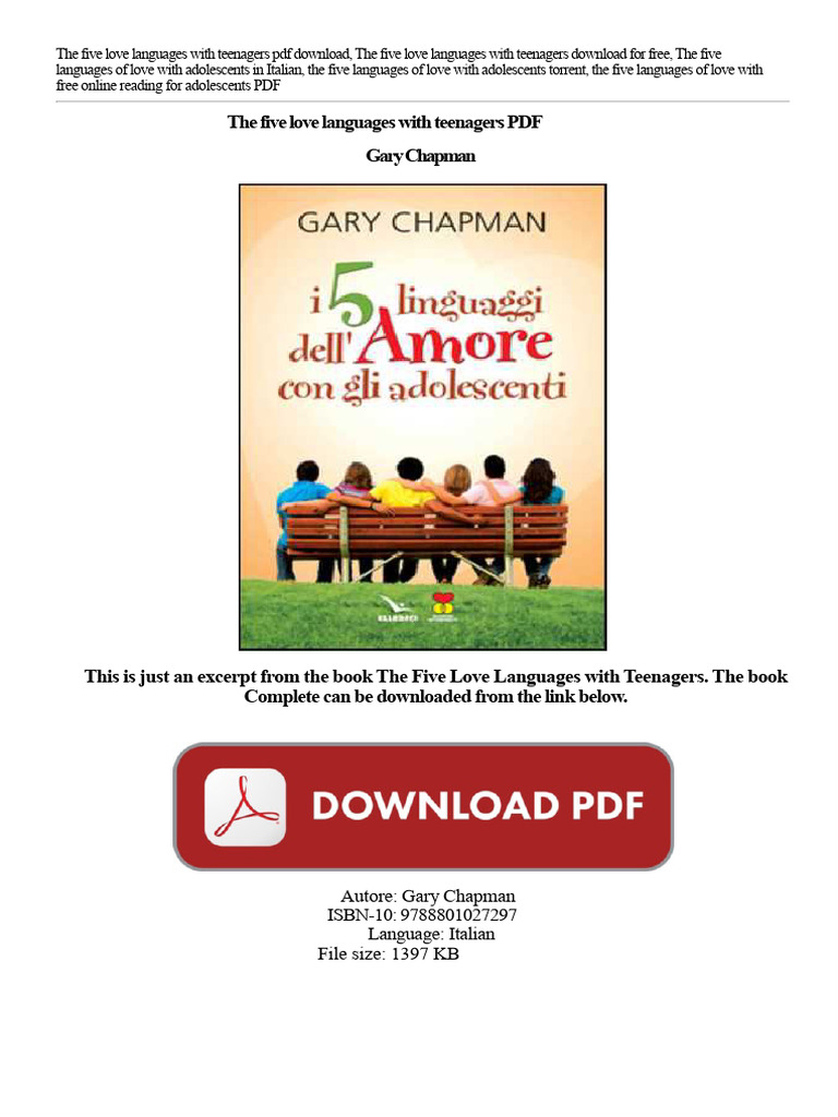 The Five Love Languages by Gary Chapman 59Y42OK89J | PDF