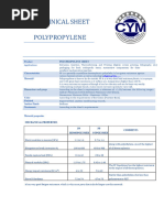 Polypropylene Technical Data Sheet | PDF | Strength Of Materials ...