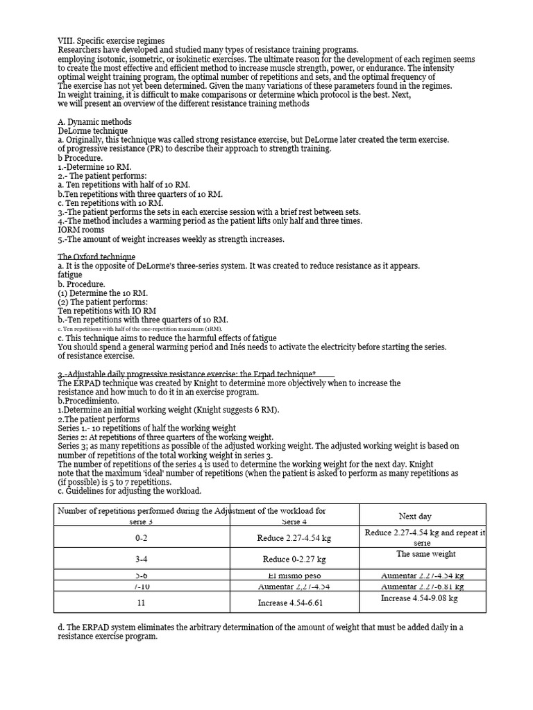 Therapeutic Techniques of Physical State | PDF | Strength Training ...