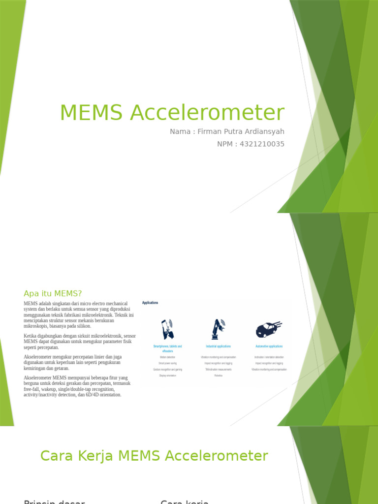 MEMS Accelerometer | PDF