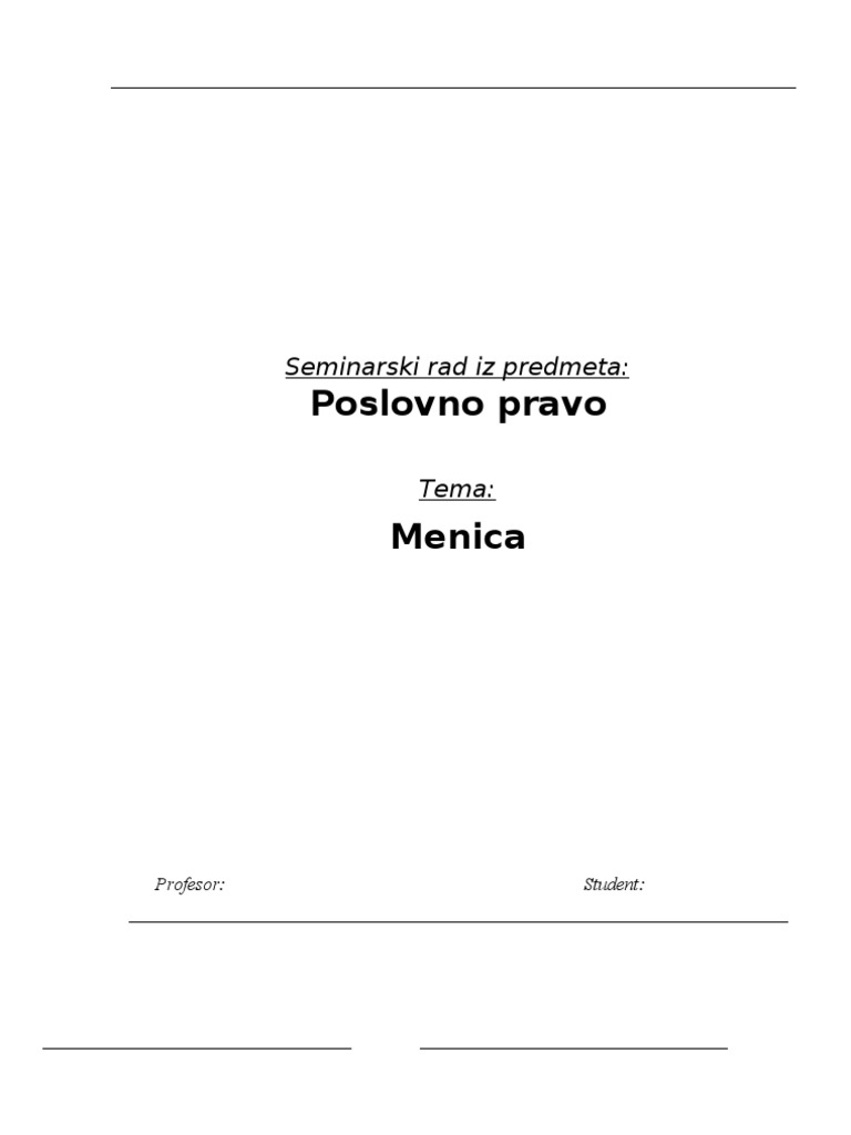 MENICA | PDF