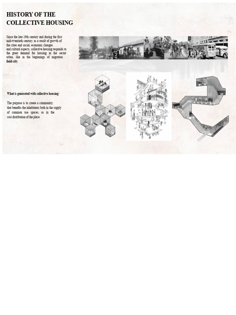 Collective Housing History | PDF | Public Housing | City