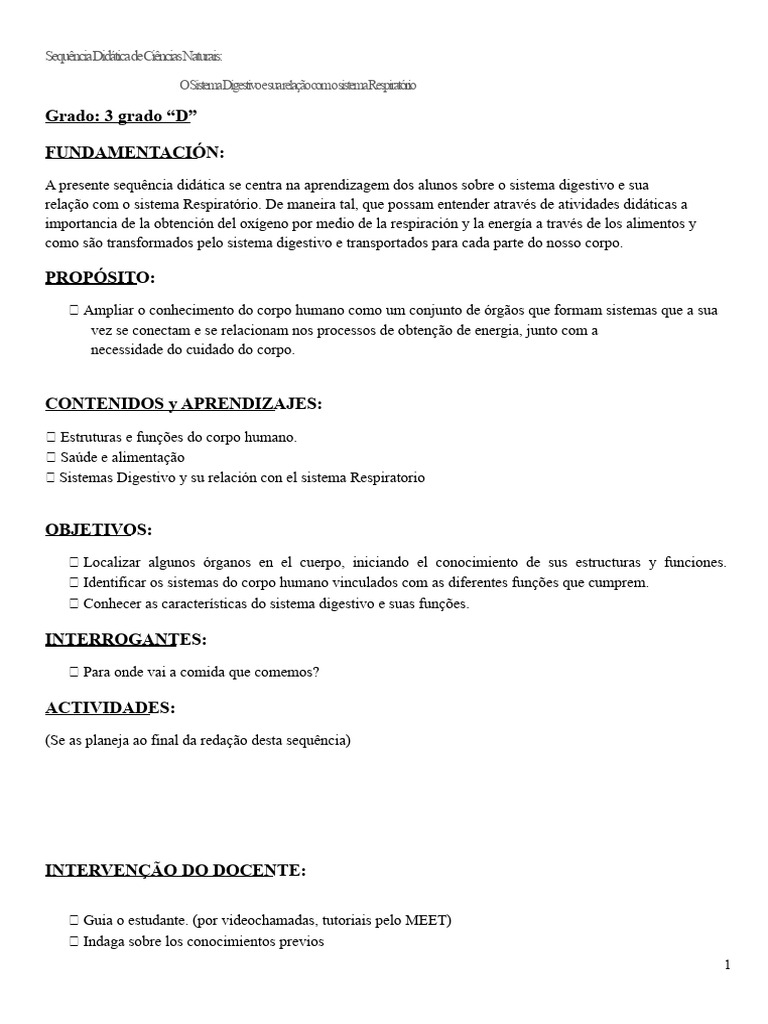 sequência sistemas Digestivo 3D | PDF | Corpo humano | Digestão