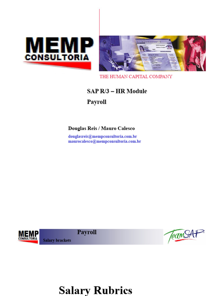 SAP R/3 Payroll Module Overview | PDF | Salary | Payroll