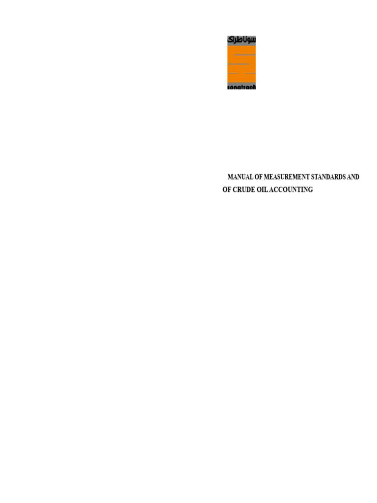Crude Oil Measurement Standards Guide | PDF | Density | Thermometer