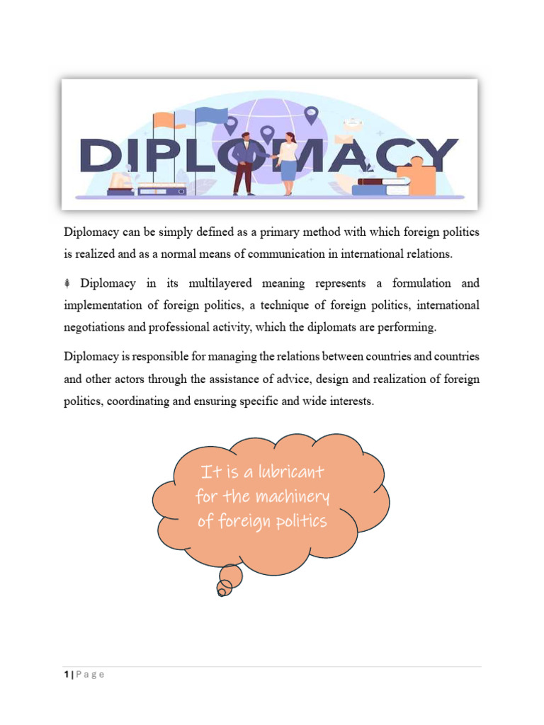 Public Diplomacy Material | PDF | Public Diplomacy | Diplomacy