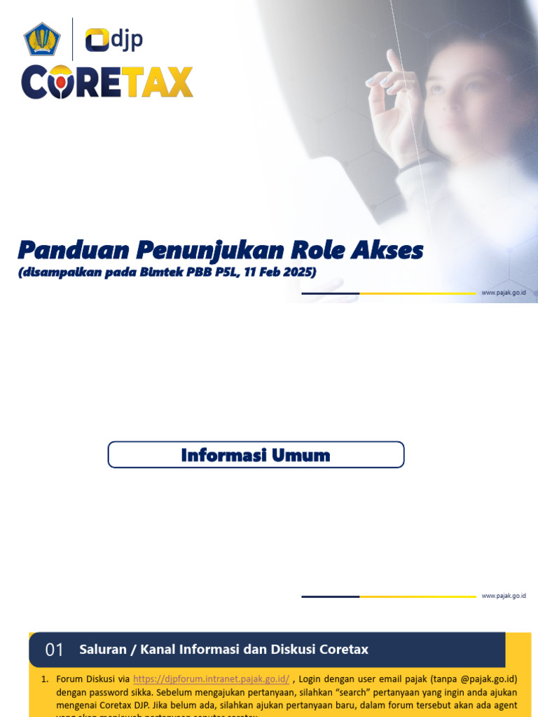 4. Materi Manajemen Akses Coretax_Bimtek PBB P5L | PDF