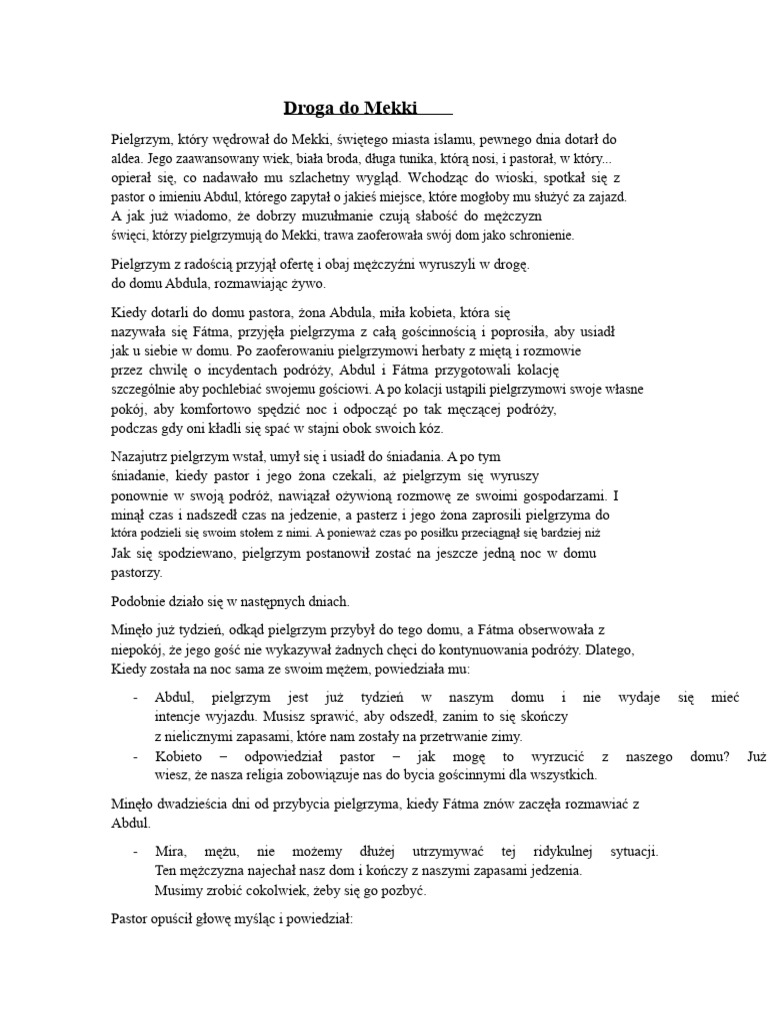 Droga Do Mekki | PDF