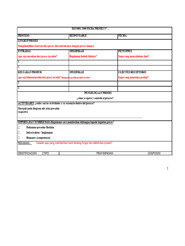 Proses ISO 9001:2000 dan Manajemennya | PDF