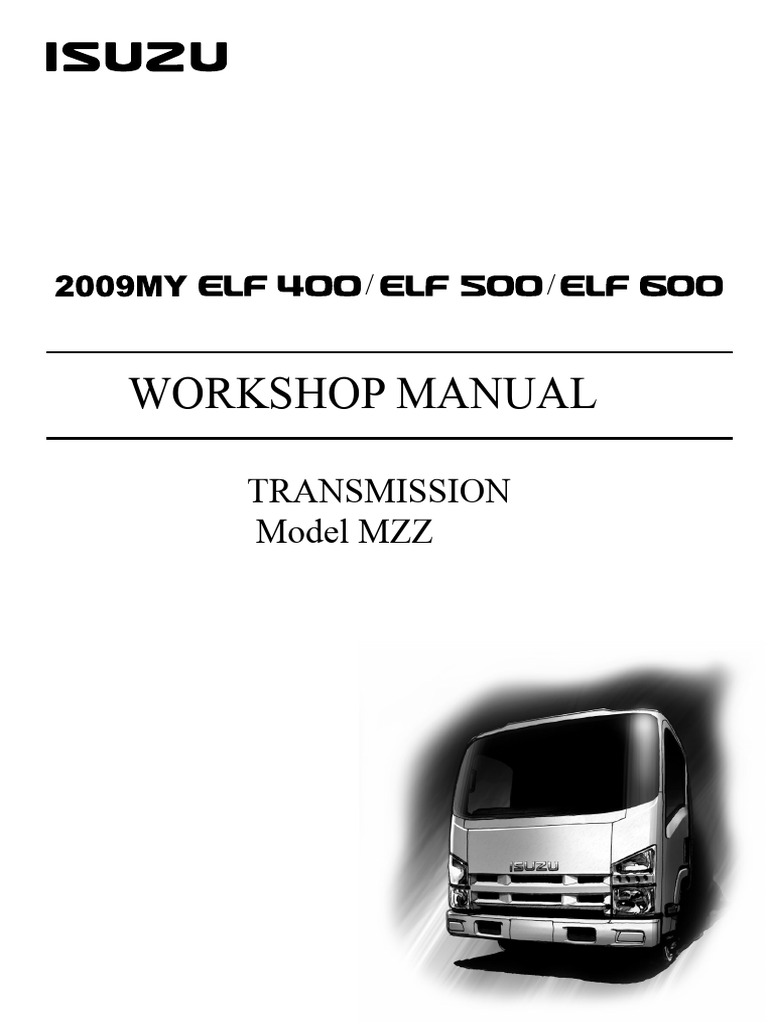 MZZ Manual Transmission Workshop Guide | PDF | Manual Transmission | Clutch