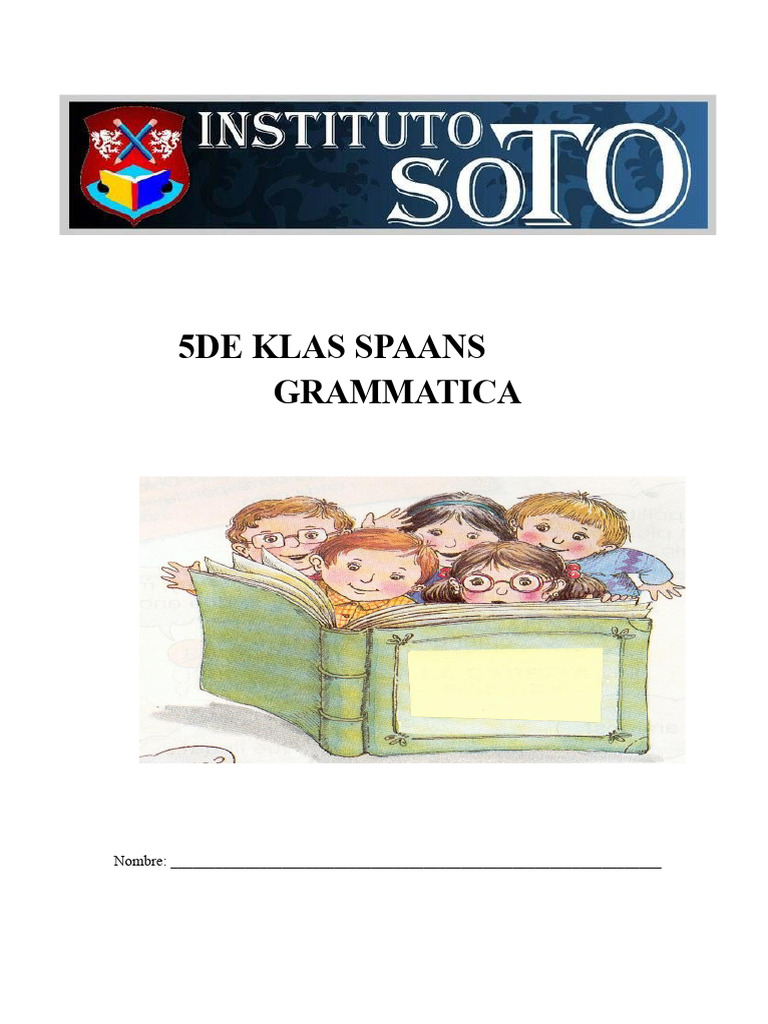 5DE KLAS SPAANS GRAMMATICA.docx | PDF