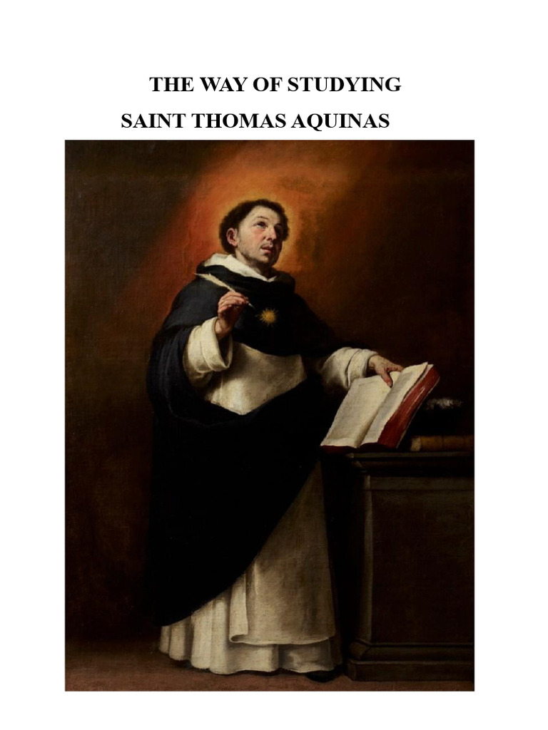 Study Guidance from Saint Thomas Aquinas | PDF