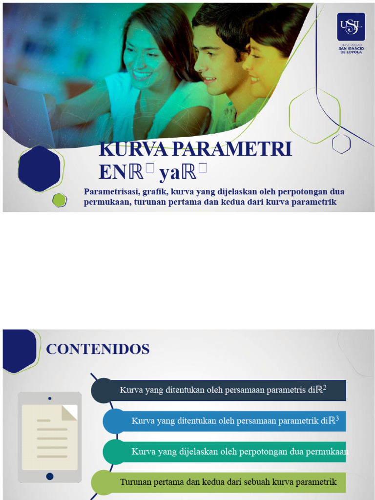 Kurva Parametrik: Definisi dan Turunan | PDF