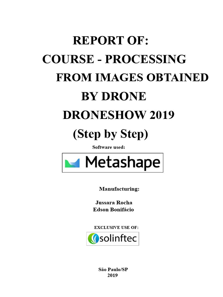 Step by Step - Image Processing (ArgiSoft MetaShape) | PDF | Texture Mapping | Computer Graphics