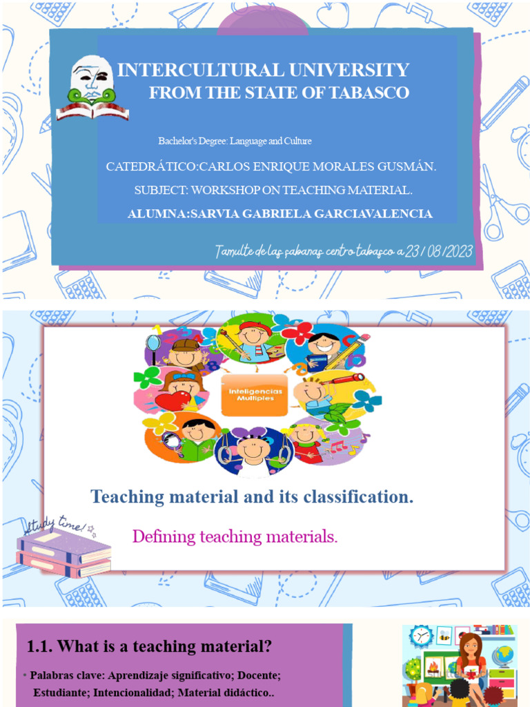 DEFINITION OF DIDACTIC MATERIAL SG | PDF | Learning | Knowledge