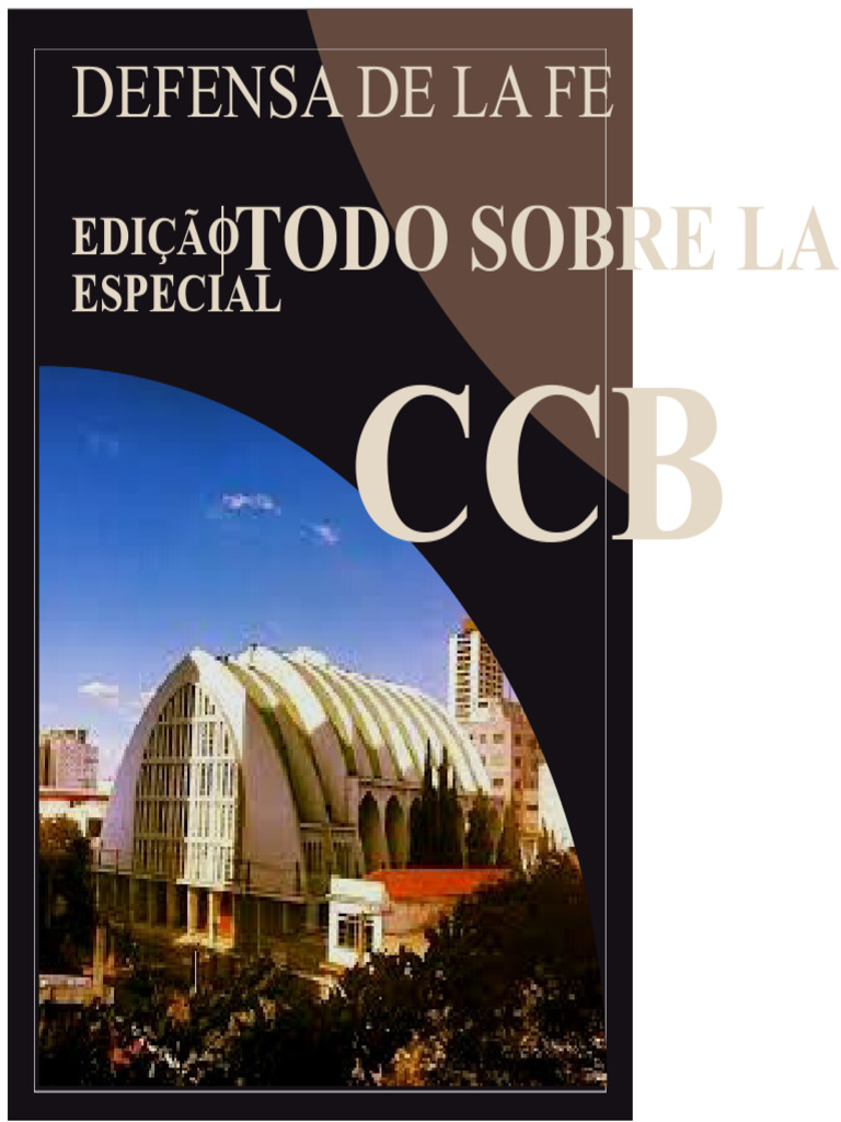 Historia de La CCB | PDF | Pentecostalismo | Jesús