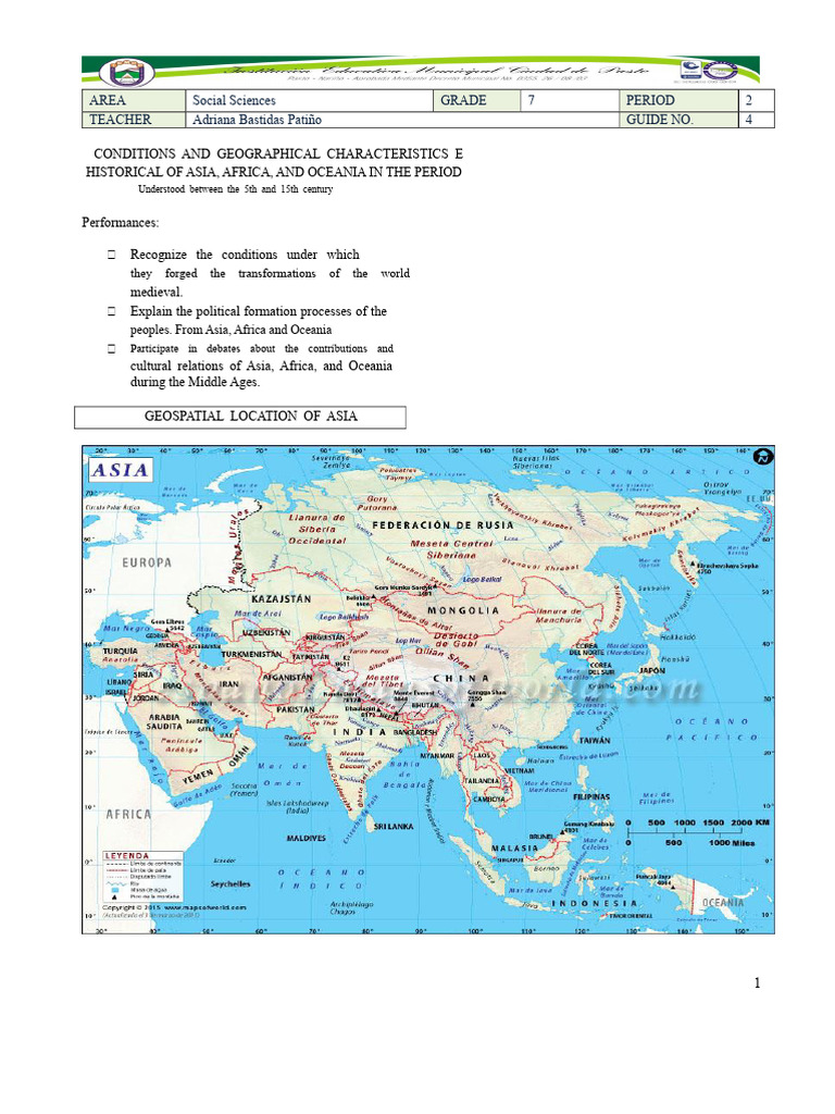 Asia, Africa, and Oceania in The 5th To 15th Centuries | PDF | Mongol ...