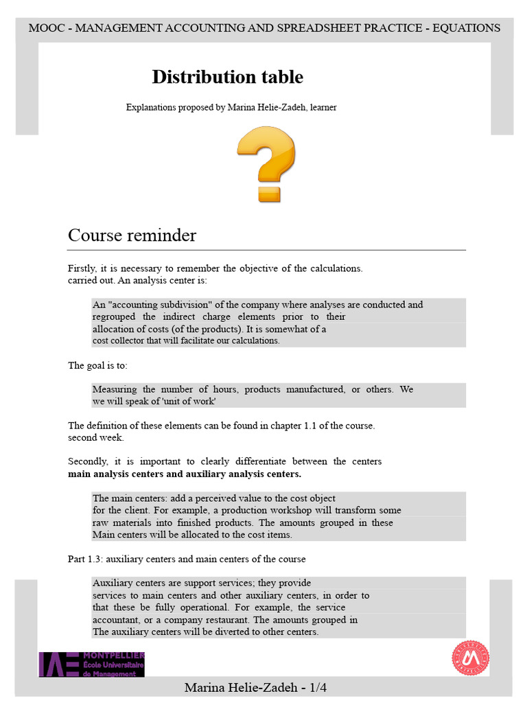 C-Tableau Distribution PDF | PDF | Spreadsheet | Management Accounting
