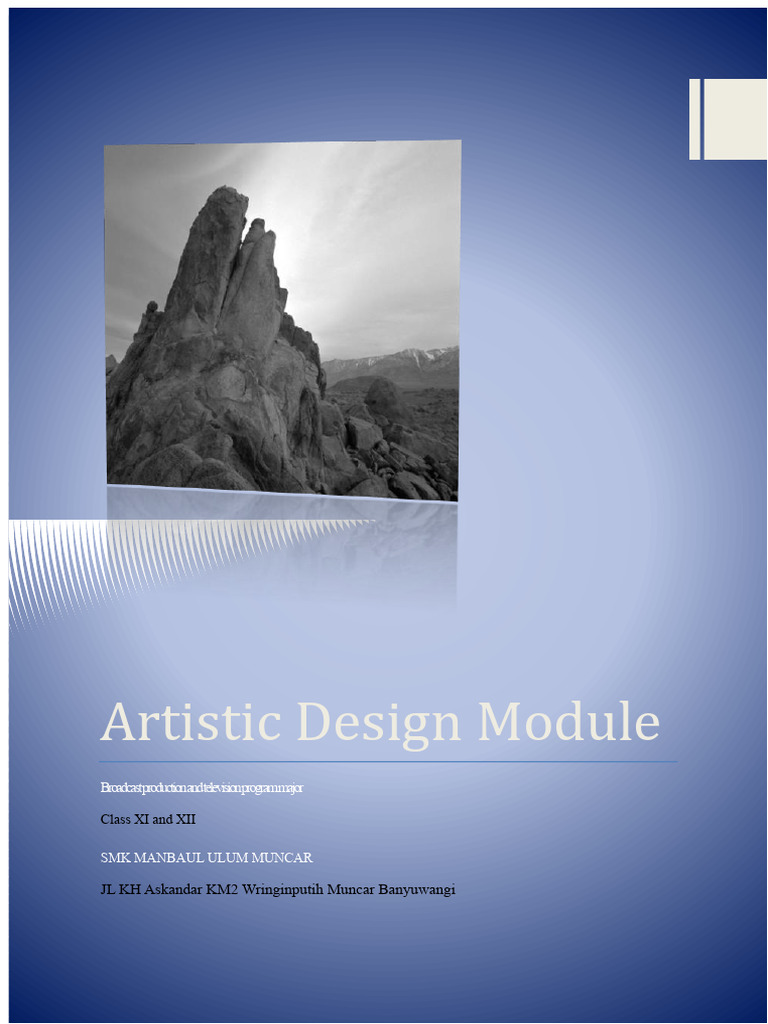 Artistic Design Textbook | PDF | Lighting | Light