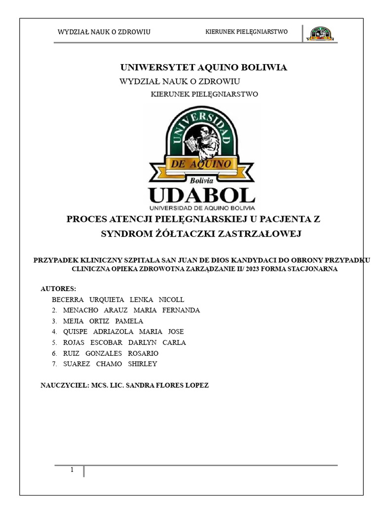 Udabol Pae Final Zdrowie | PDF