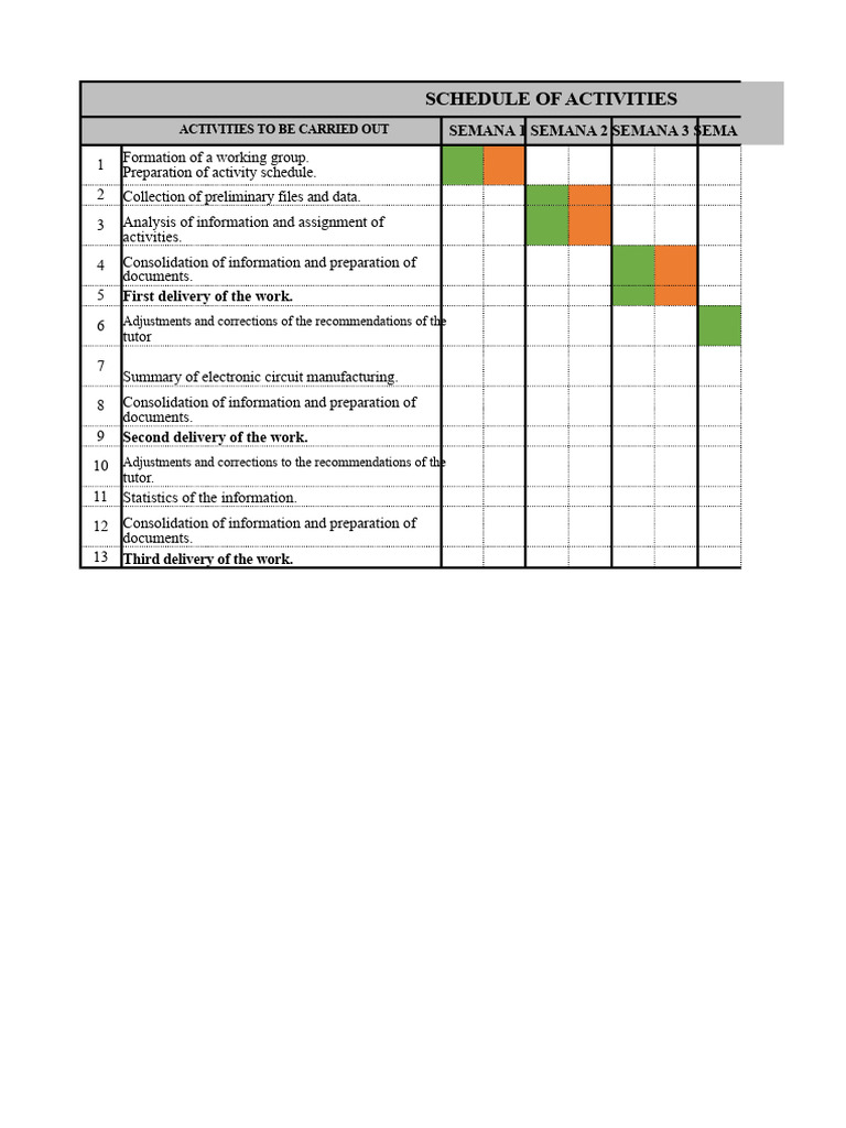 Work Schedule | PDF