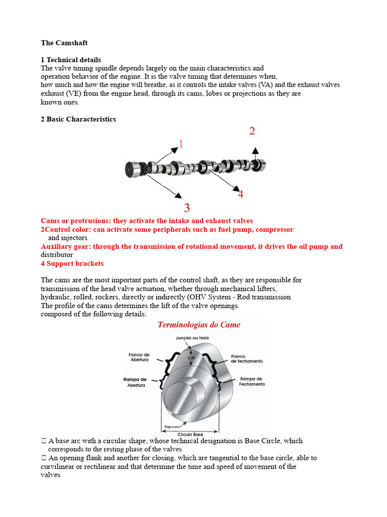 Understanding Camshaft Mechanics | PDF | Engines | Internal Combustion ...