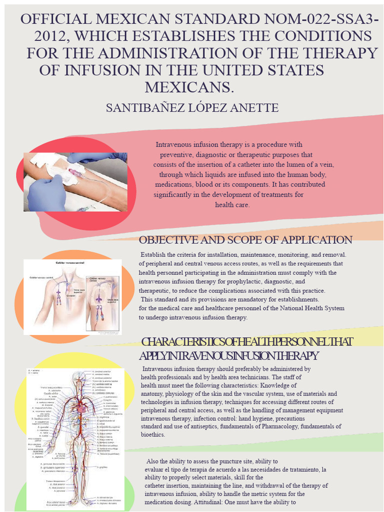 For The Administration of The Therapy of Infusion in The United States ...