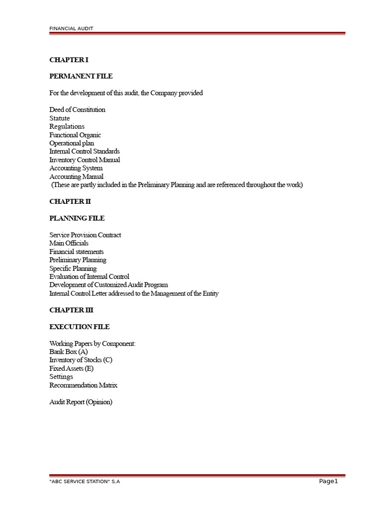 Example of Financial Audit | PDF | Audit | Cheque