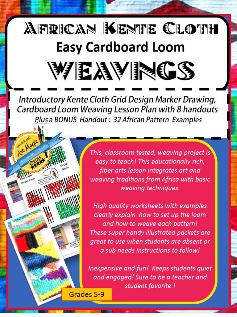 Cardboard Loom Weaving Lesson Plan | PDF