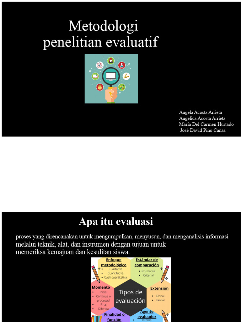 metodologi penelitian evaluatif - salinan | PDF