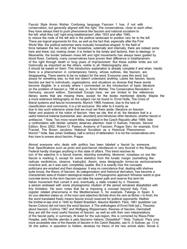 Understanding Fascism and Its Misuse | PDF | Fascism | Nazism