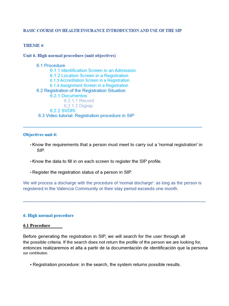 Topic 06: Basics of Healthcare Assurance and Use of The SIP | PDF ...