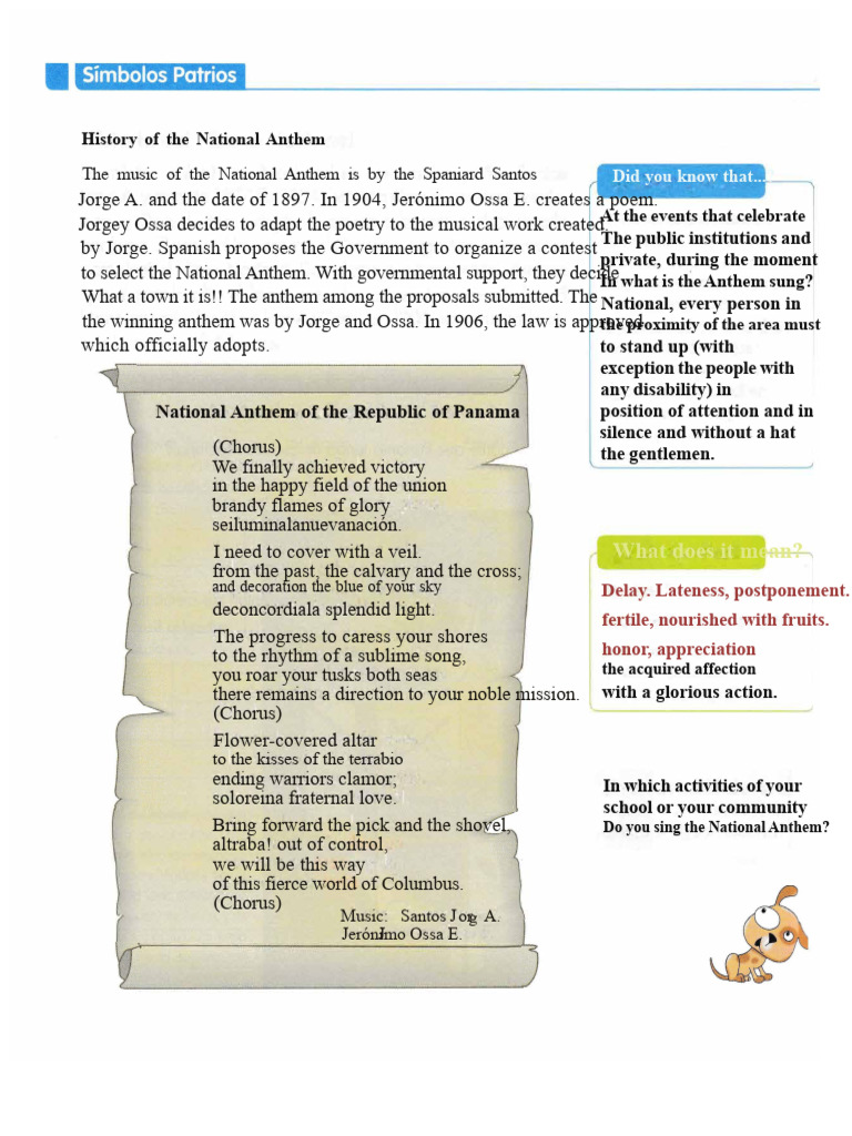 History of The National Anthem | PDF | Anthems | Patriotic Songs