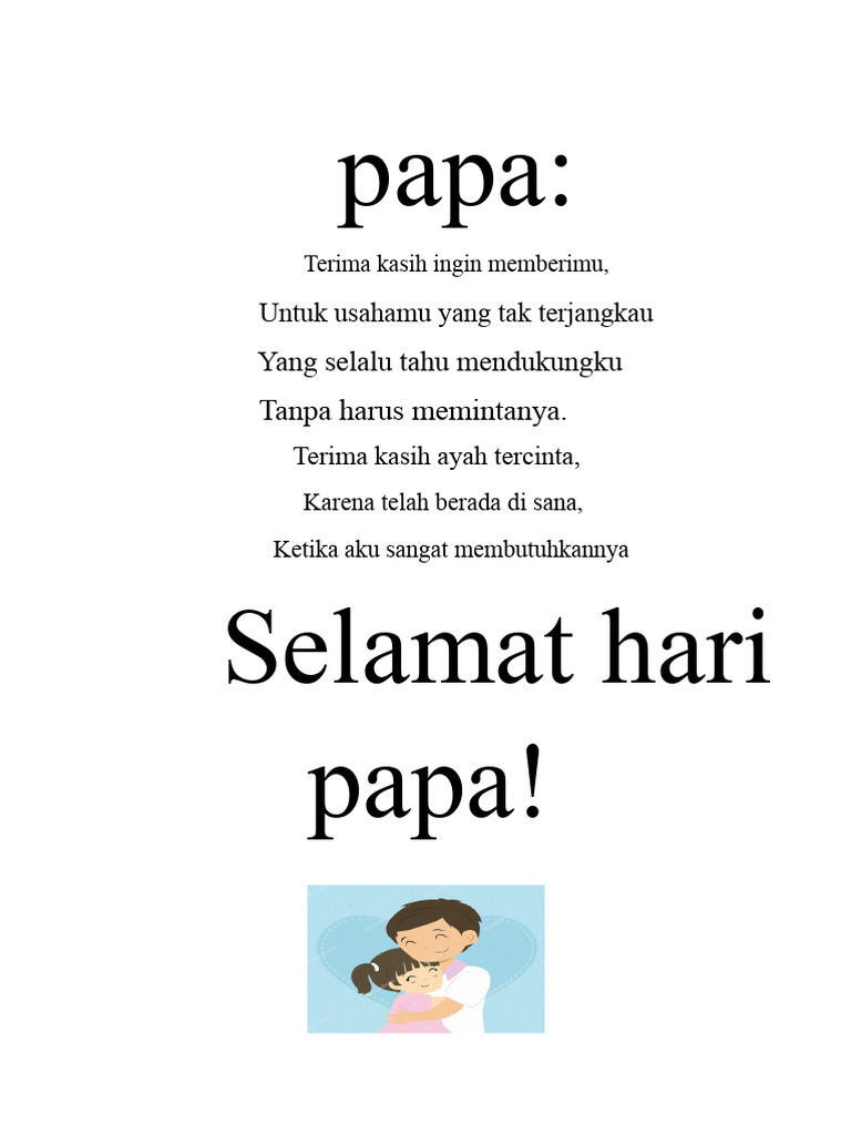 Surat Hari Ayah | PDF