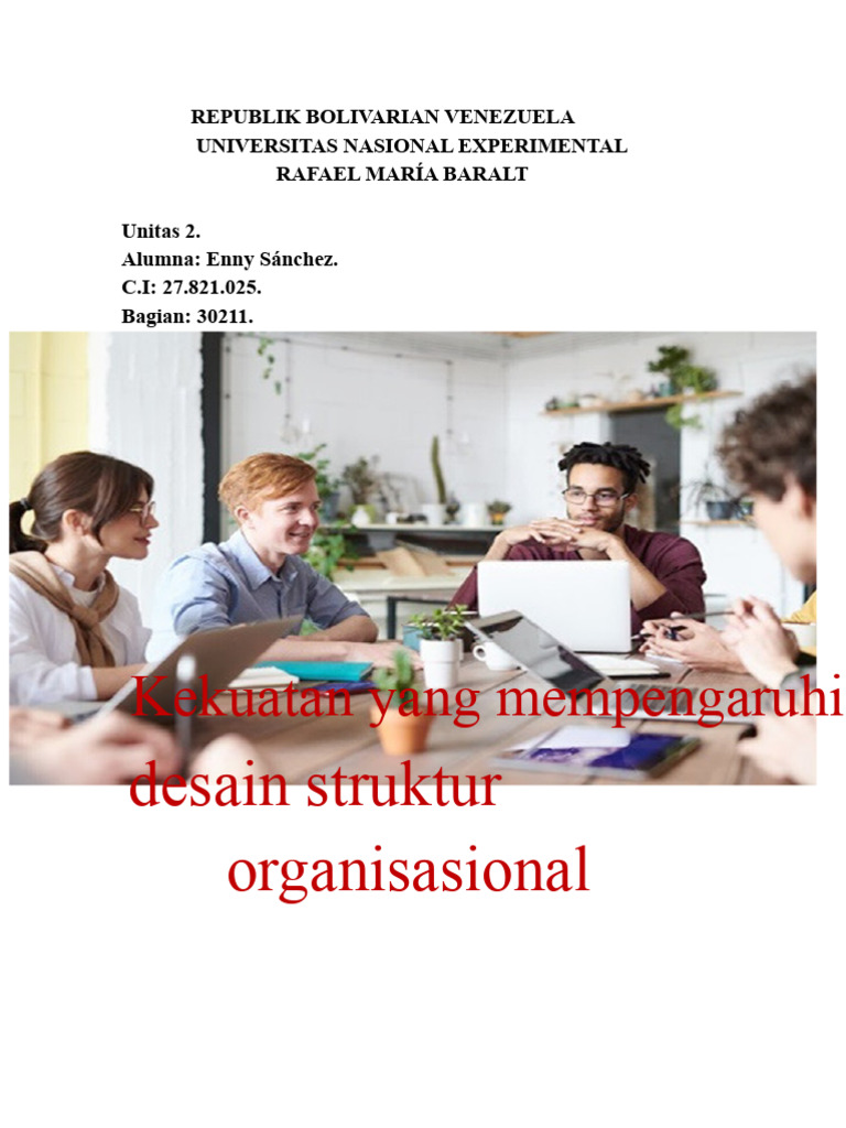 Kekuatan Desain Struktur Organisasi | PDF