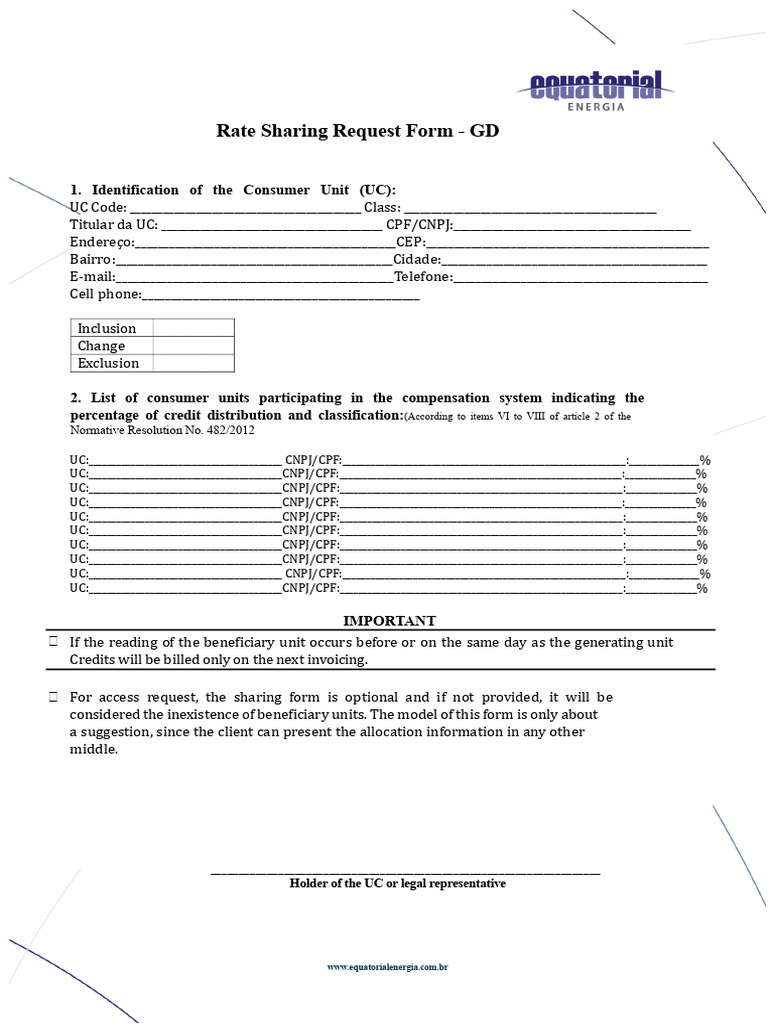 GD Sharing Request Form | PDF