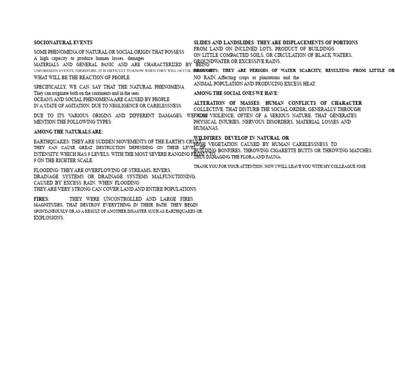 Understanding Natural and Social Disasters | PDF | Earthquakes | Flood