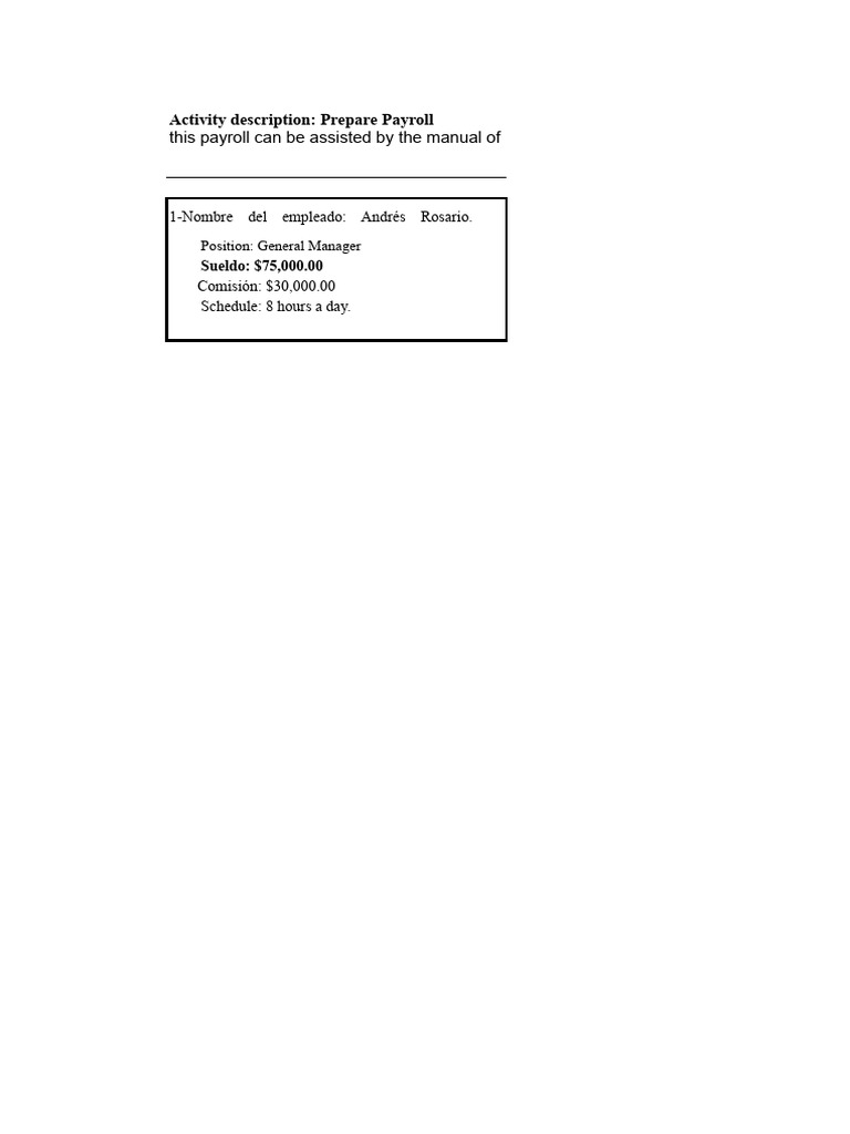 Template Activity Module 4 - Payroll, TSS and ISR Accounting Assistant ...