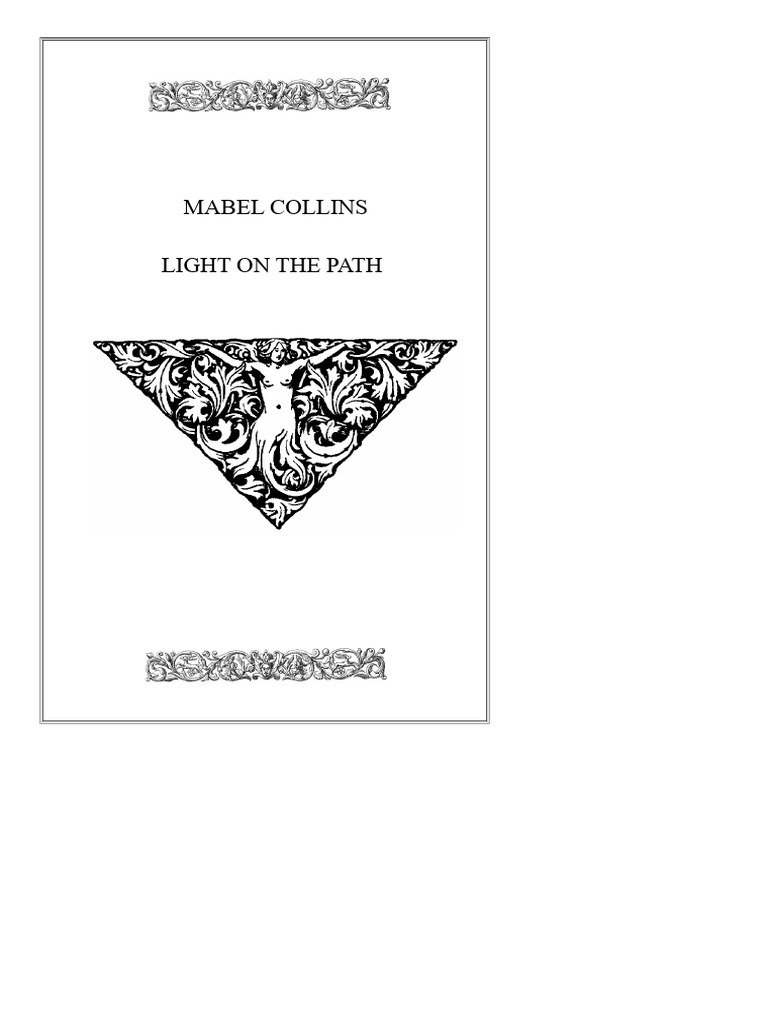 Collins, Mabel - Light On The Path PDF | PDF | Knowledge | Helena Blavatsky