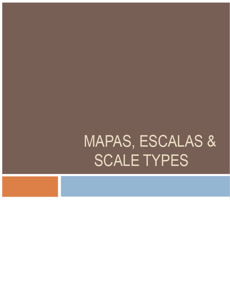 Mapas e Escalas: Tipos e Representações | PDF | Mapa | Terra