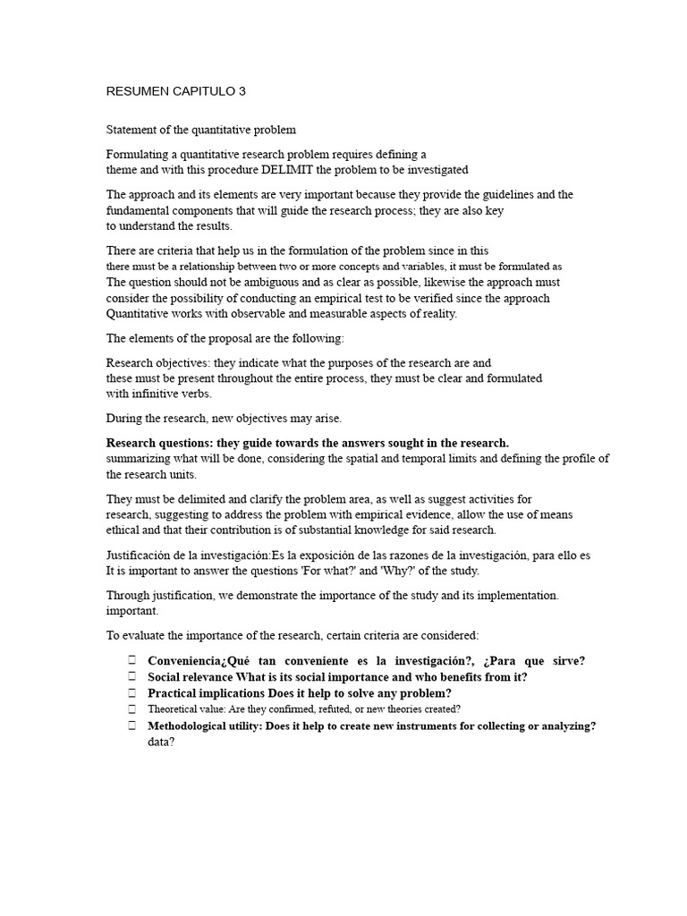 summary chapter 3 RESEARCH METHODOLOGY | PDF | Empirical Research ...