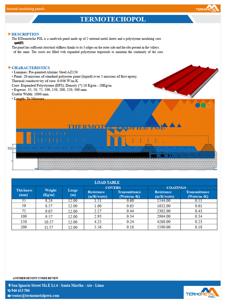 Pol Thermotecho - New | PDF | Polystyrene | Thermal Insulation