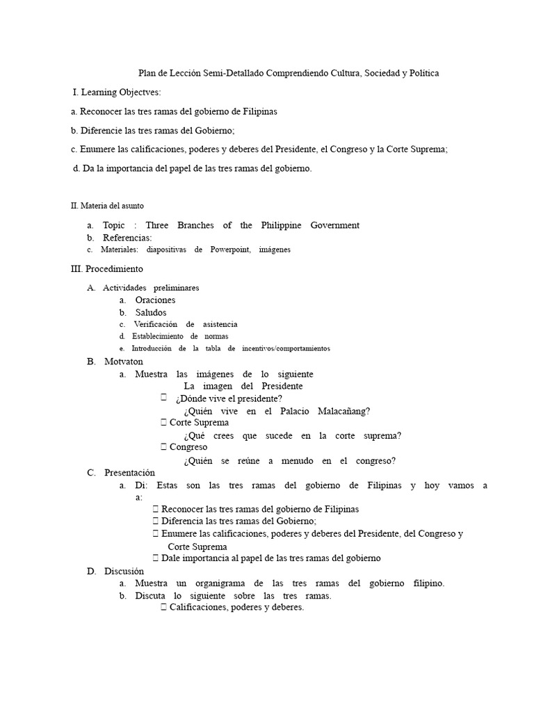 Tres Ramas Del Gobierno | PDF | Aprendizaje