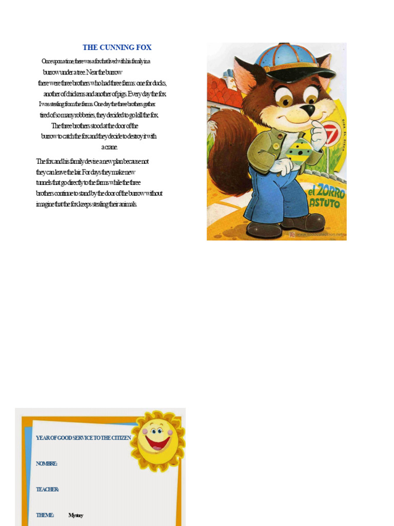 The Cunning Fox | PDF