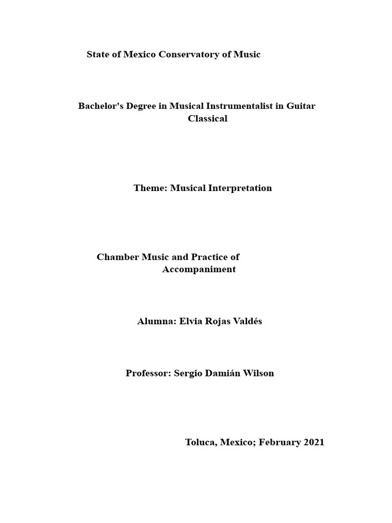 Musical Interpretation | PDF | Emotions | Language Interpretation